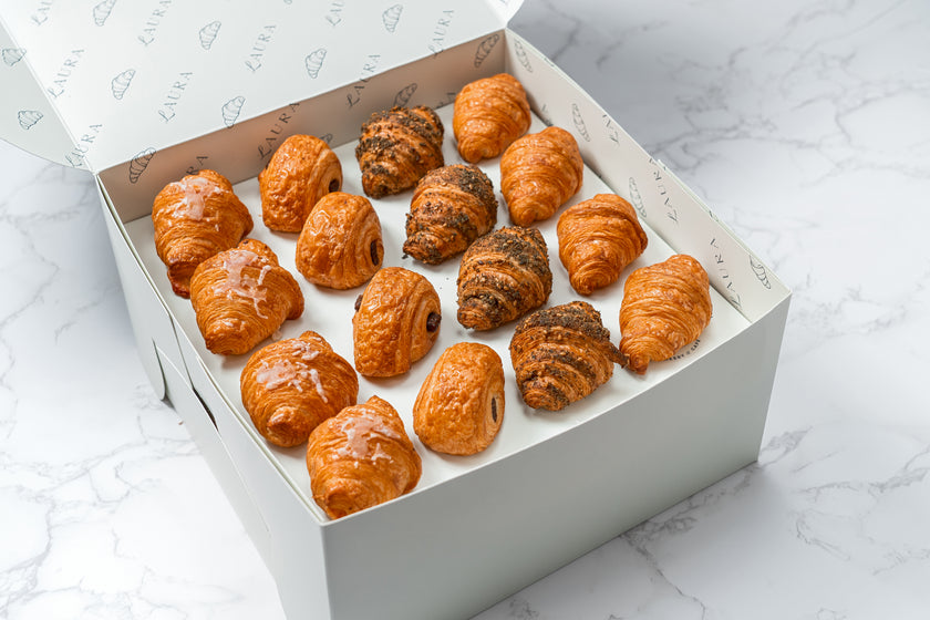 Mini Mix Croissant Collection 2 - 16-Piece | Bite-sized Delight ...
